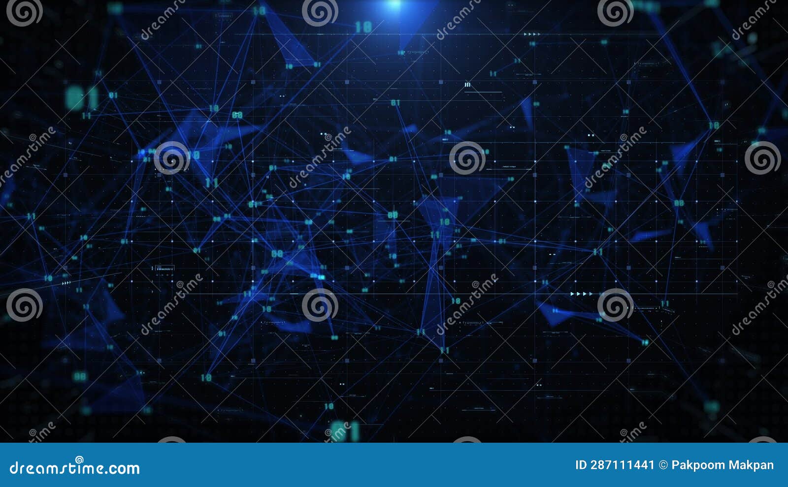 Abstract Digital Information Futuristic Visualization Analytics 4K ...