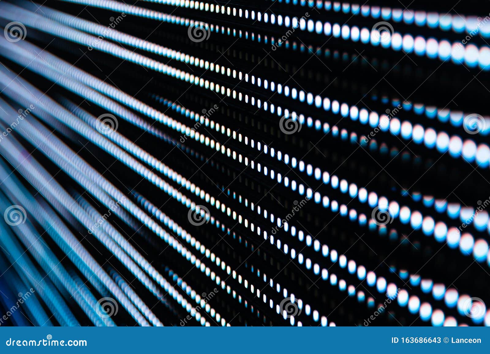 Abstract Digital Led Background with White Dots Stock Image - Image of ...