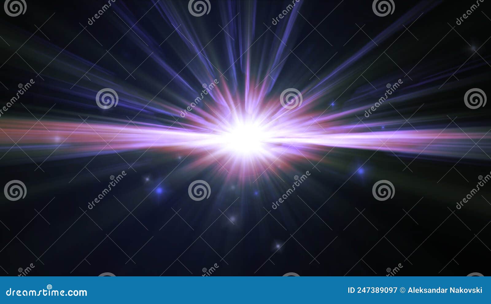 Abstract of Digital Lens Flare Background Stock Illustration ...