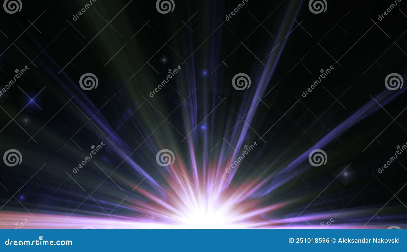 Abstract of Digital Lens Flare Background Stock Illustration ...