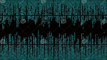 Abstract with Digital Lines, Binary Code, Matrix Background with Digits ...