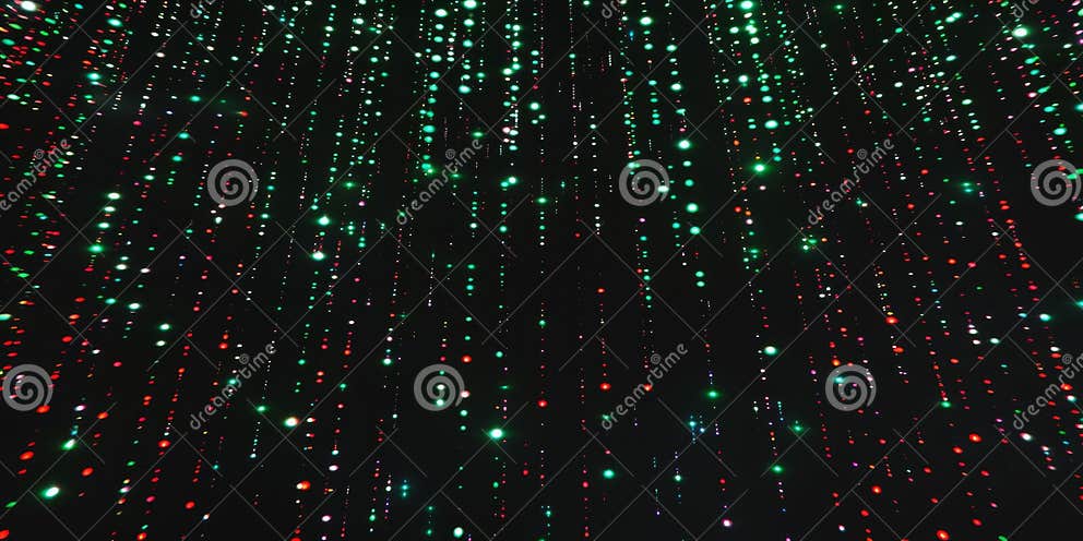 Abstract Digital Matrix Background with Binary Code Pattern and Futuristic Design Elements Stock ...