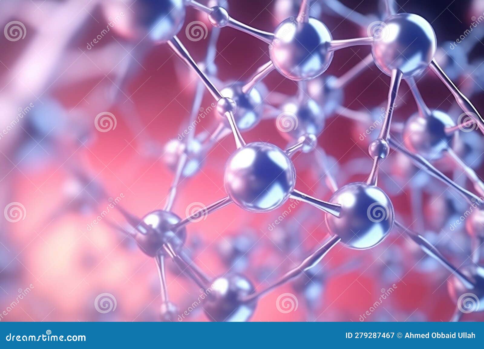 Abstract Digital Model of a Molecule: a Product of Technology ...