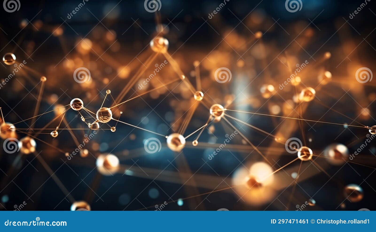Abstract Digital Network Background, Technology and Complex Engineering ...
