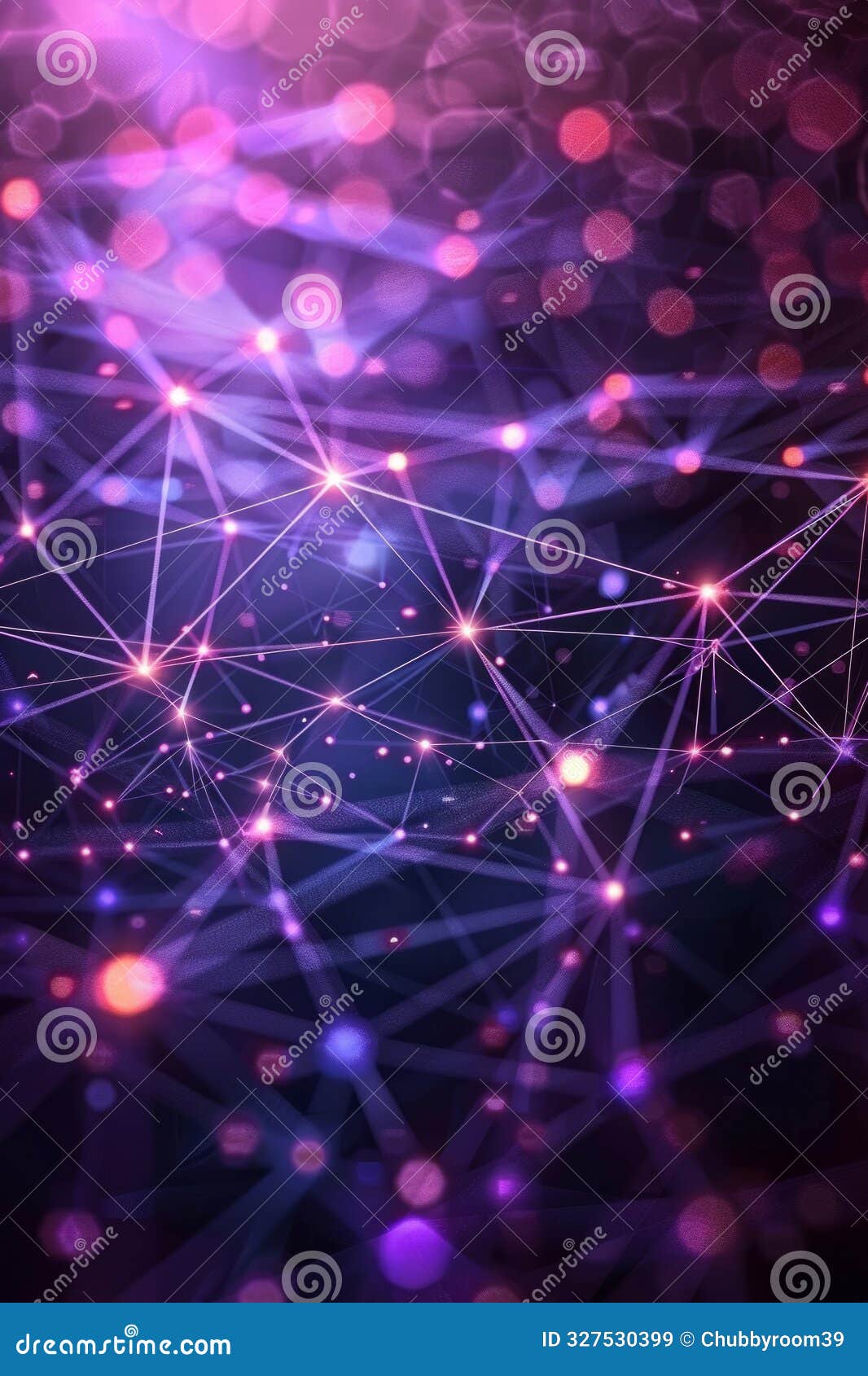 Abstract Digital Network Connection Background with Big Data Elements ...