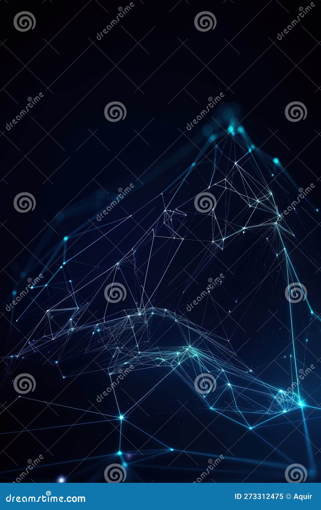 Abstract Digital Network Connection Background. Big Data Background ...