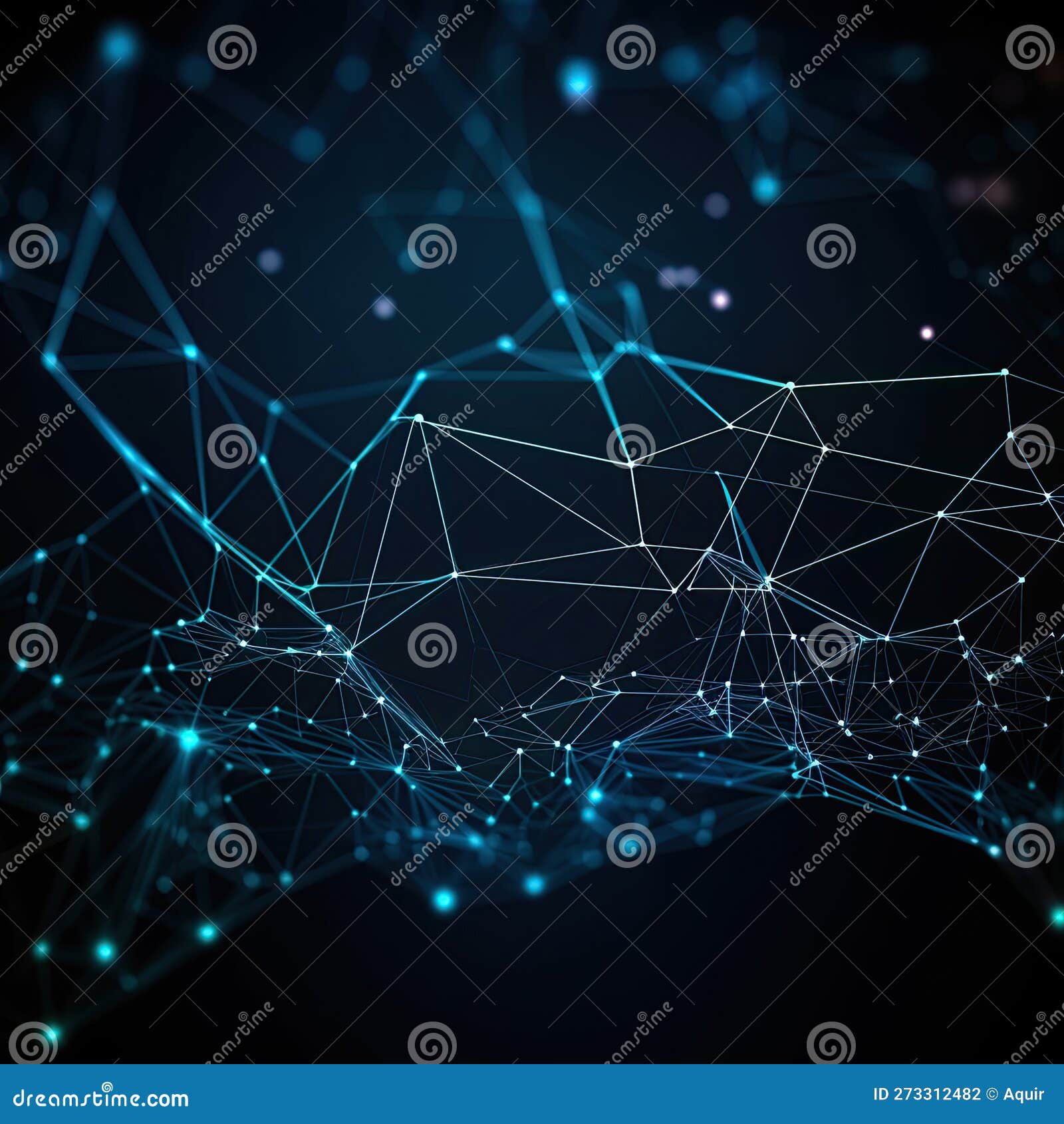 Abstract Digital Network Connection Background. Big Data Background ...