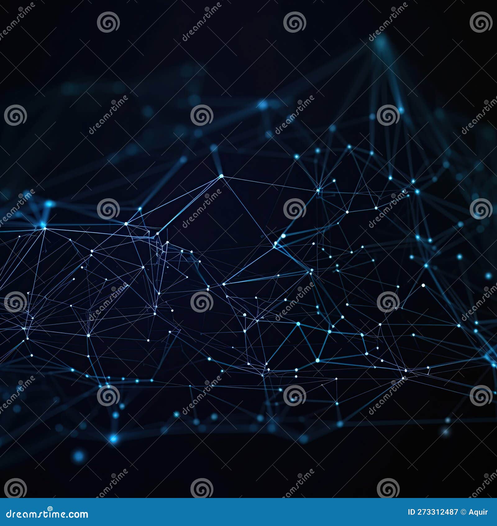 Abstract Digital Network Connection Background. Big Data Background ...