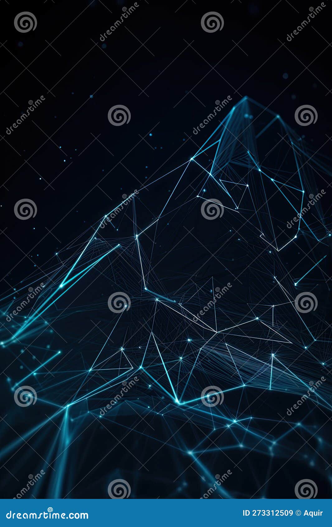 Abstract Digital Network Connection Background. Big Data Background ...