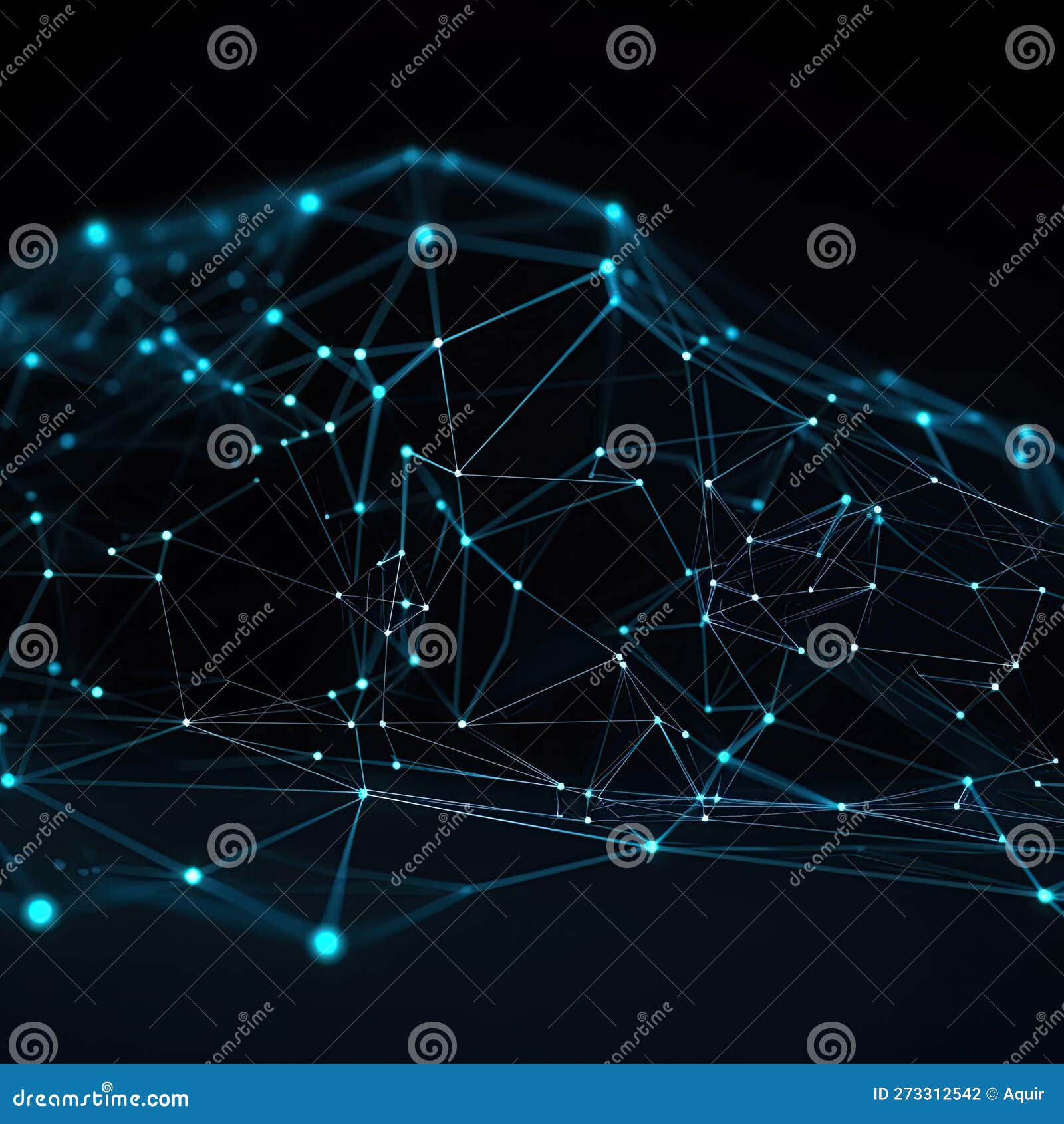 Abstract Digital Network Connection Background. Big Data Background ...