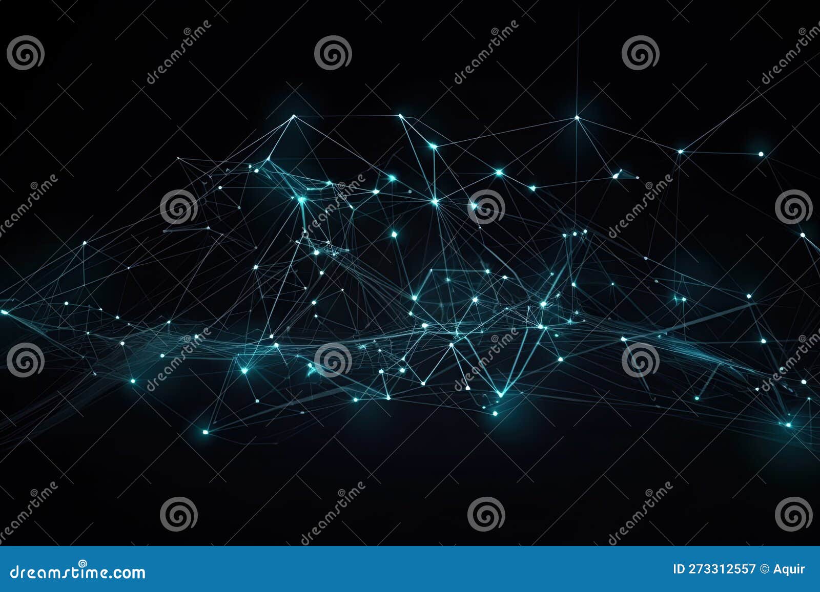 Abstract Digital Network Connection Background. Big Data Background ...