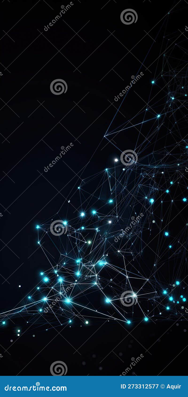 Abstract Digital Network Connection Background. Big Data Background ...