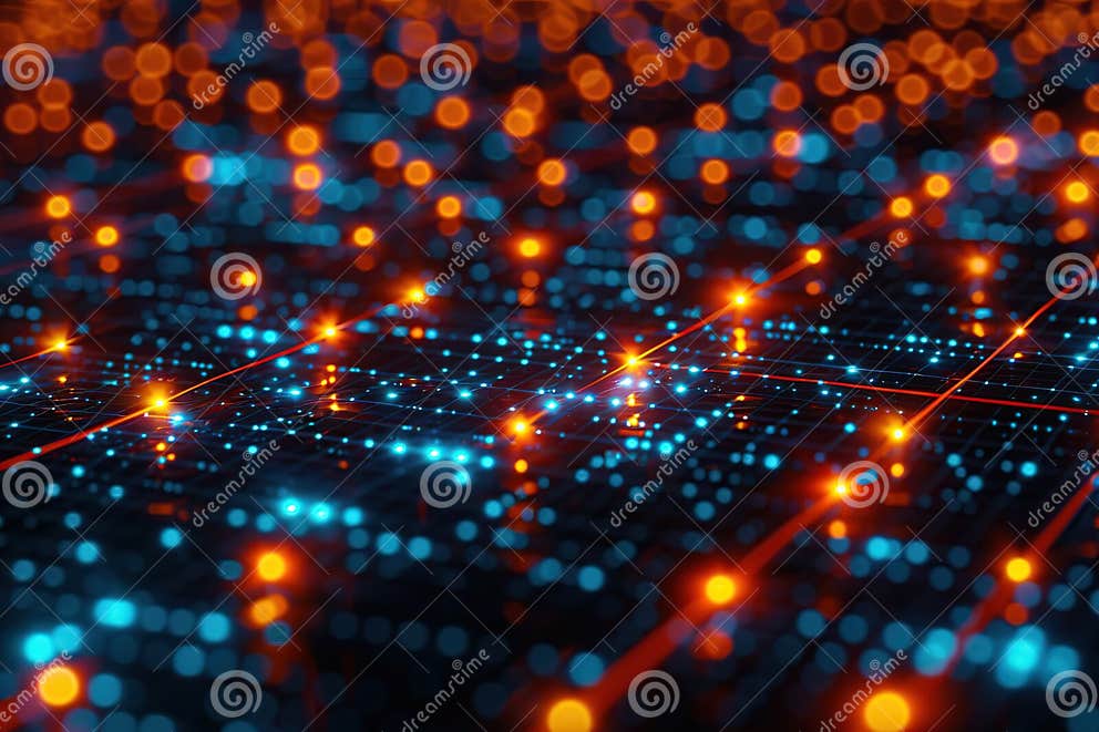 Abstract Digital Network stock image. Image of virtual - 330985107