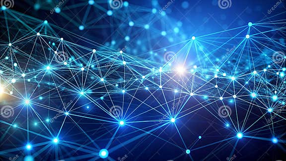 Abstract Digital Network - a Tapestry of Connections Generative AI ...