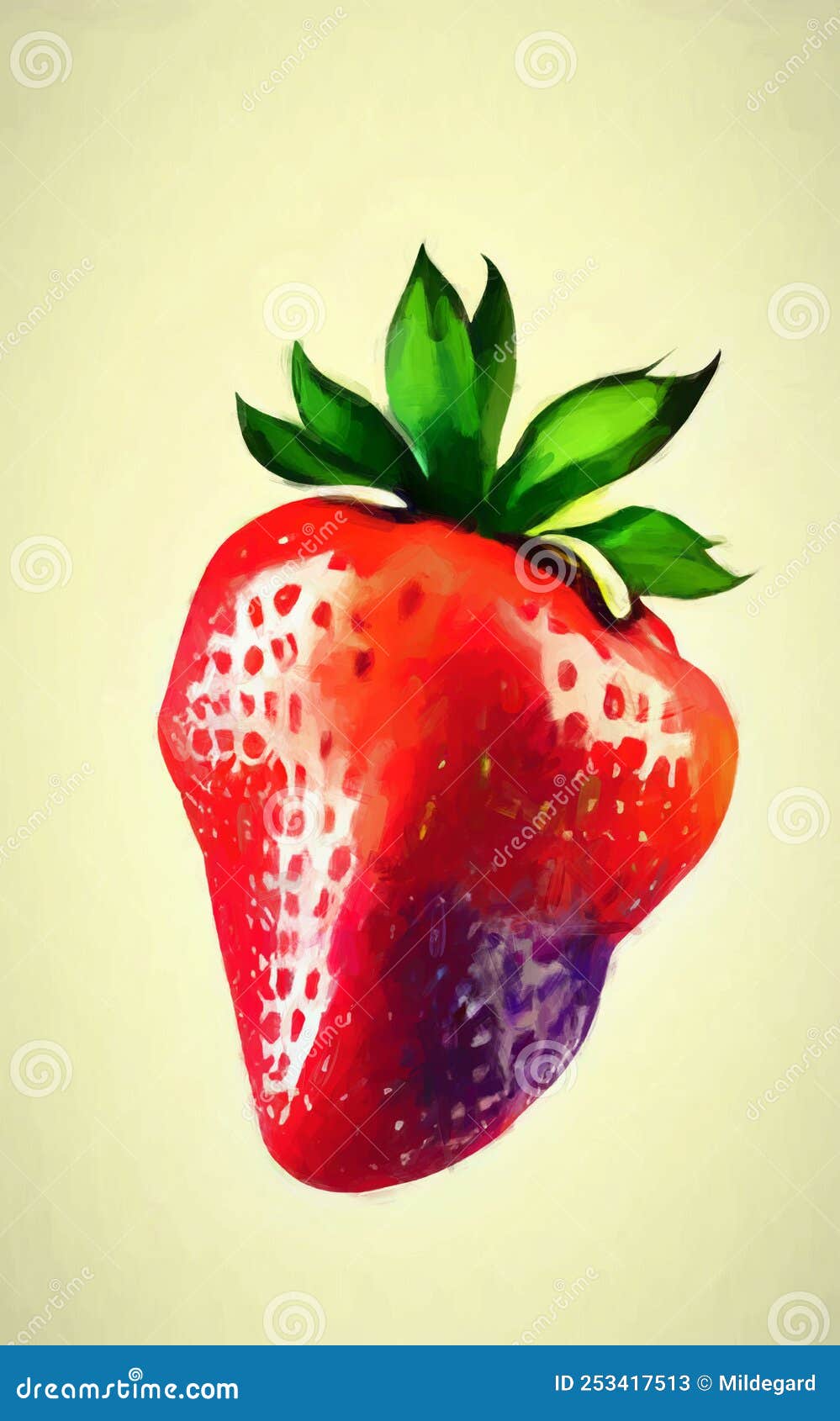 Raspberry - Abstract Digital Art Stock Illustration - Illustration of ...