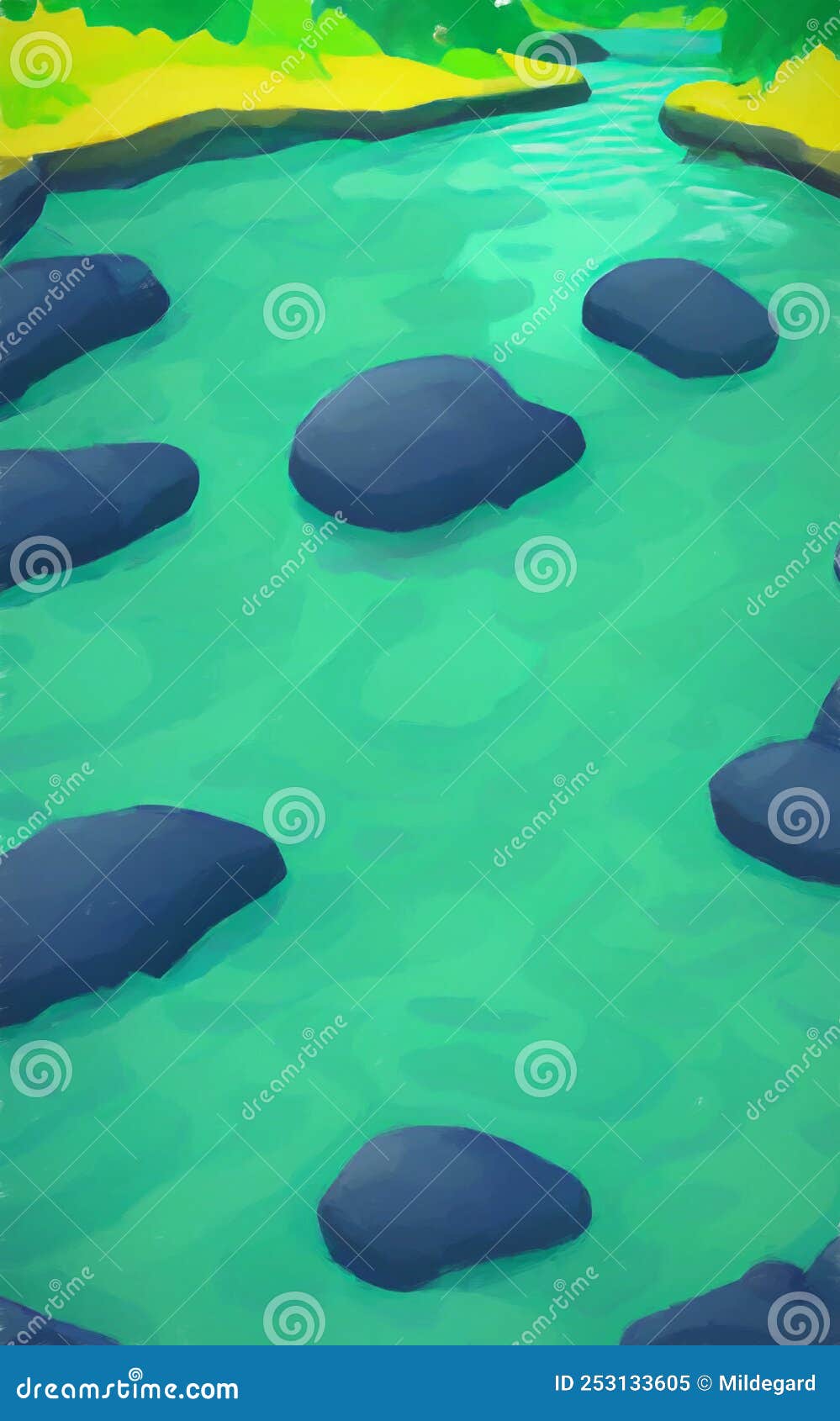 Algae Bloom Caused By Eutrophication Affecting Coral Reefs In Peacock ...