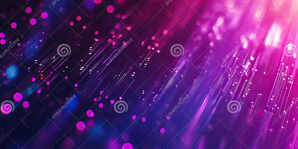 Abstract Digital Rain: a Symphony of Colors Stock Illustration ...