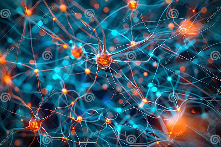 An Abstract Digital Representation of a Neural Network, Showcasing the ... An Abstract Digital Representation of a Neural Network, Showcasing the ...