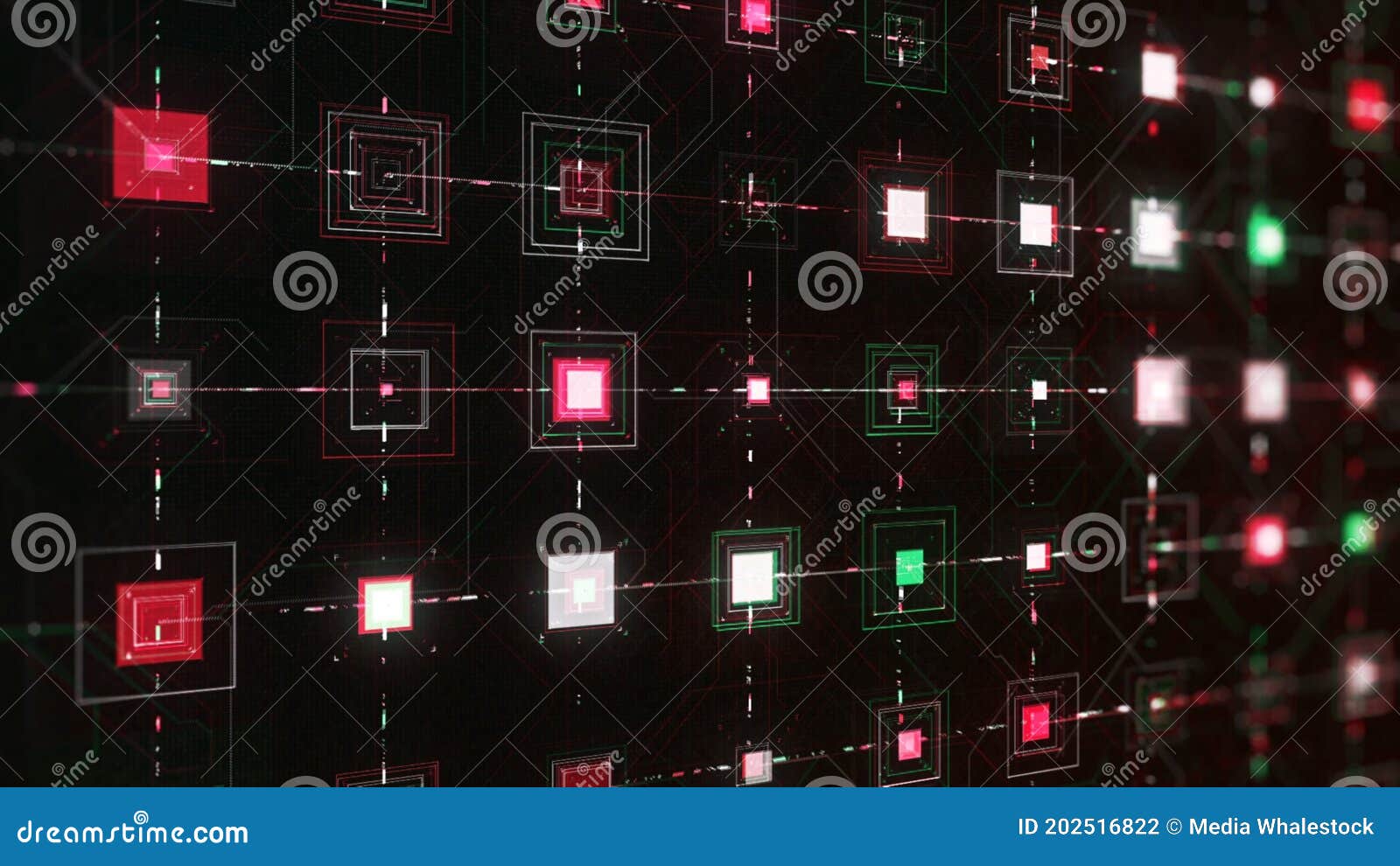 Abstract Digital Screen with Many Buttons, Complex Dashboard of a ...