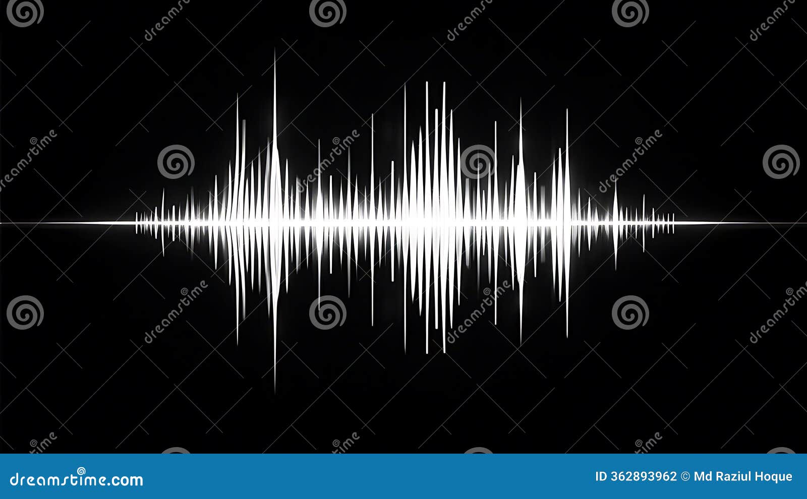 Abstract Digital Sound Wave Effect Neural Sound, Digital Media, Sound ...