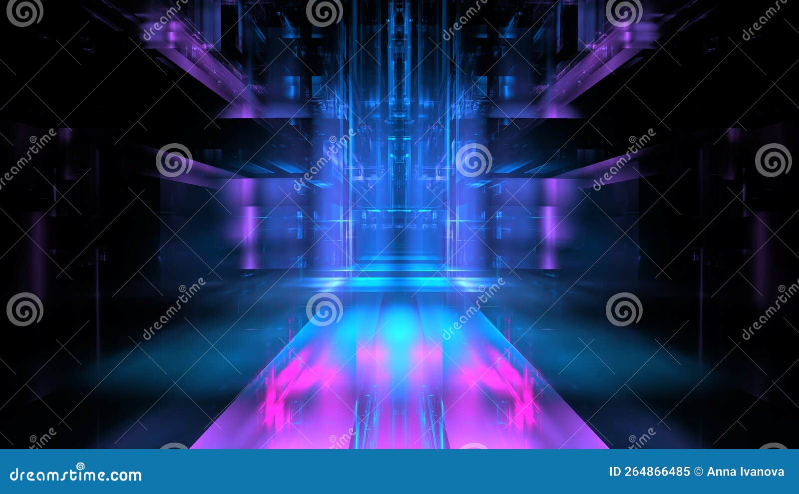 Abstract Digital Space, Digital Technologies, Background for Design ...