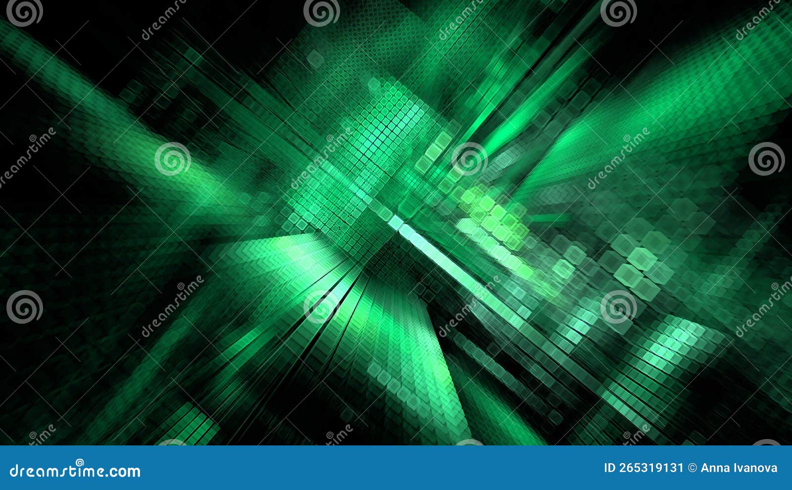Abstract Digital Space, Digital Technologies, Background for Design ...