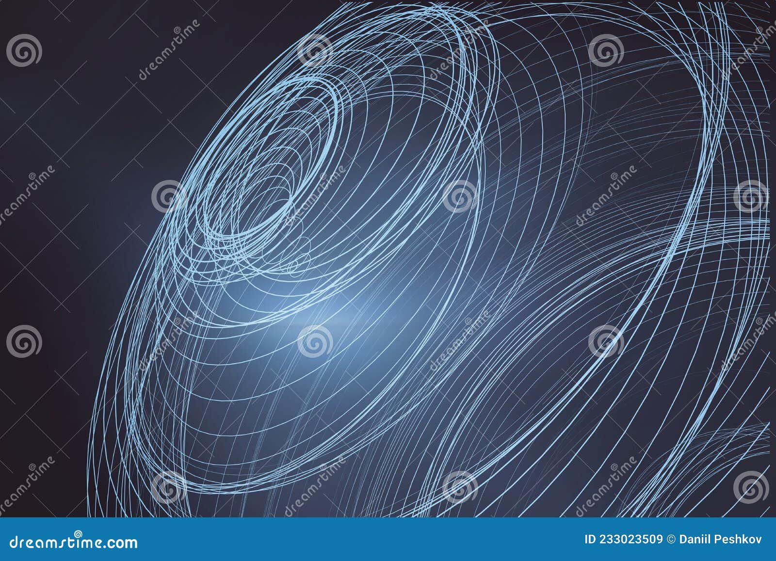 Abstract Digital Swirl Data Blue Texture. Landing Page and Technology ...
