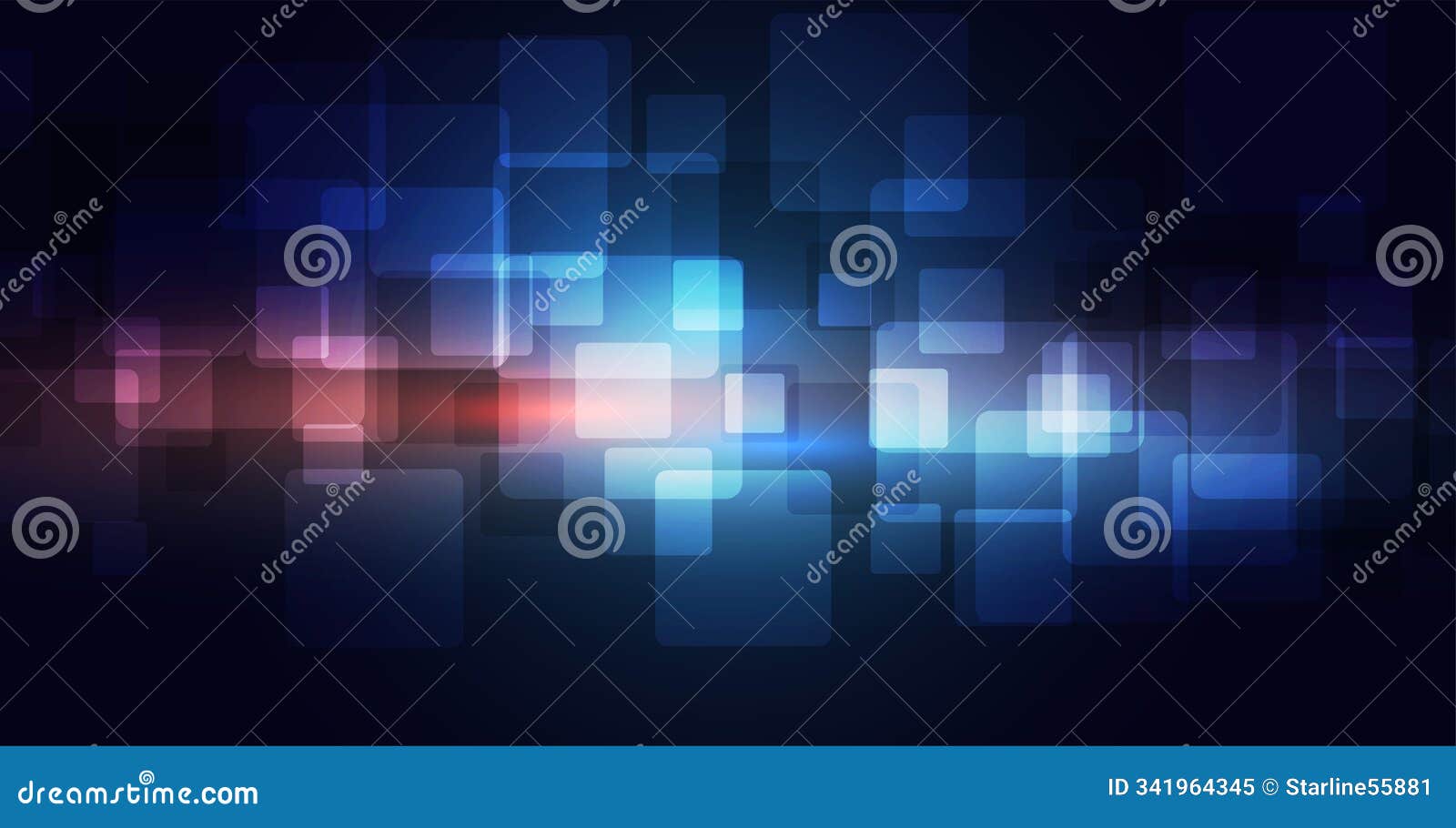 Abstract Digital Tech Background for Business Presentation Stock Vector ...