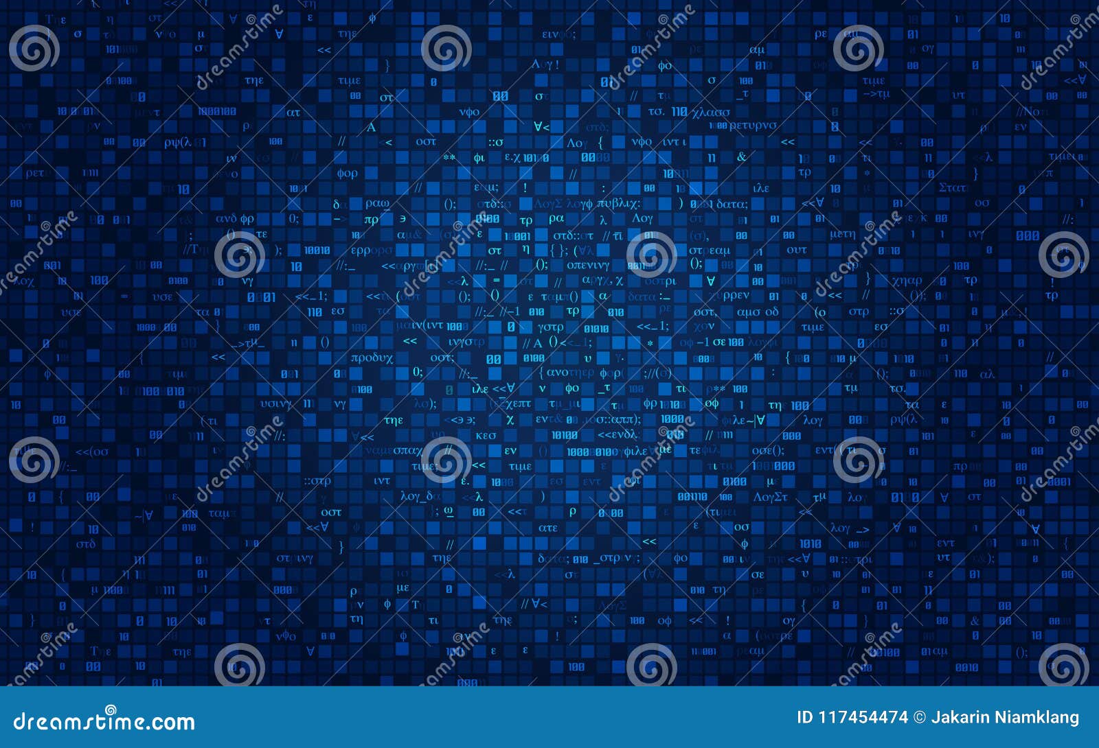 Programming code stock vector. Illustration of cyber - 117454474