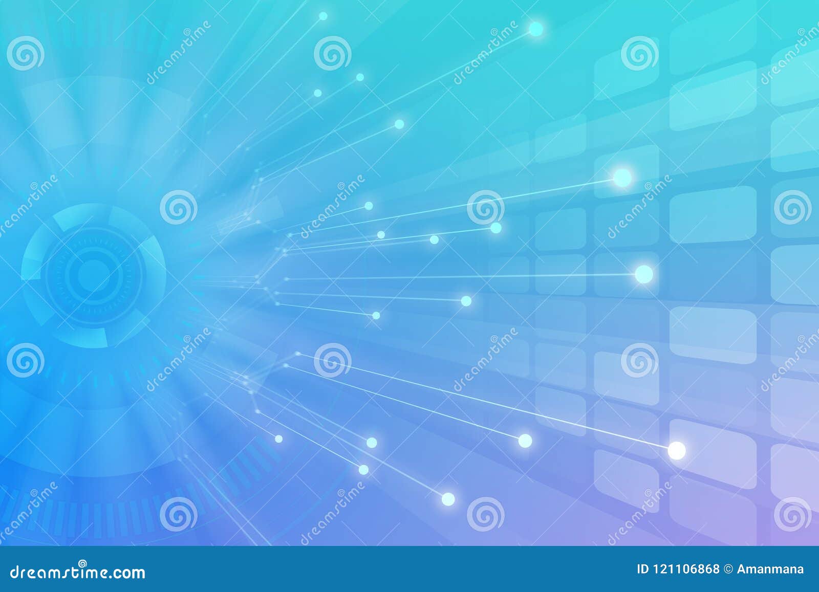 Light Blue Technology Wallpaper