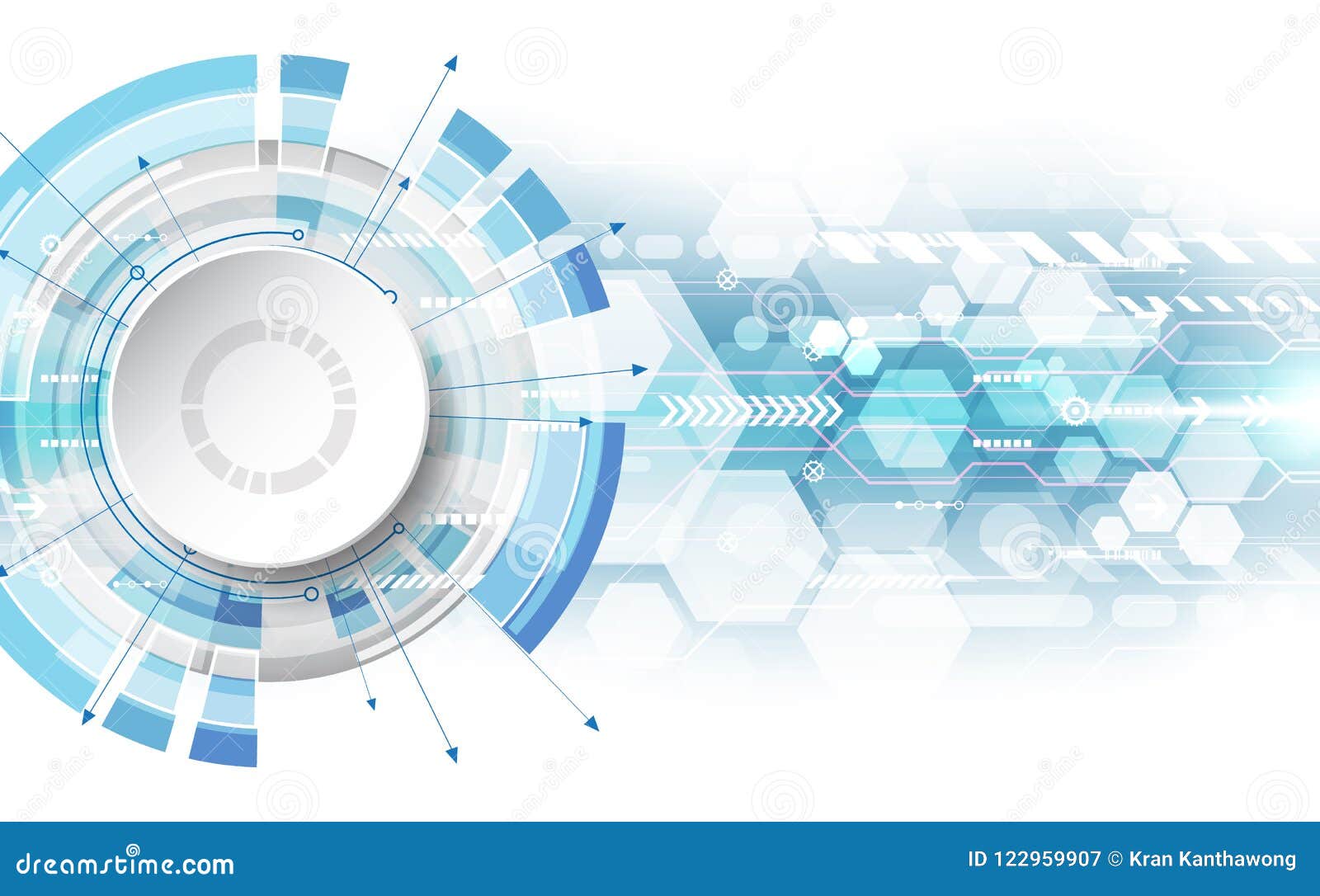 Abstract Digital Technology Concept. Vector Background Illustration ...