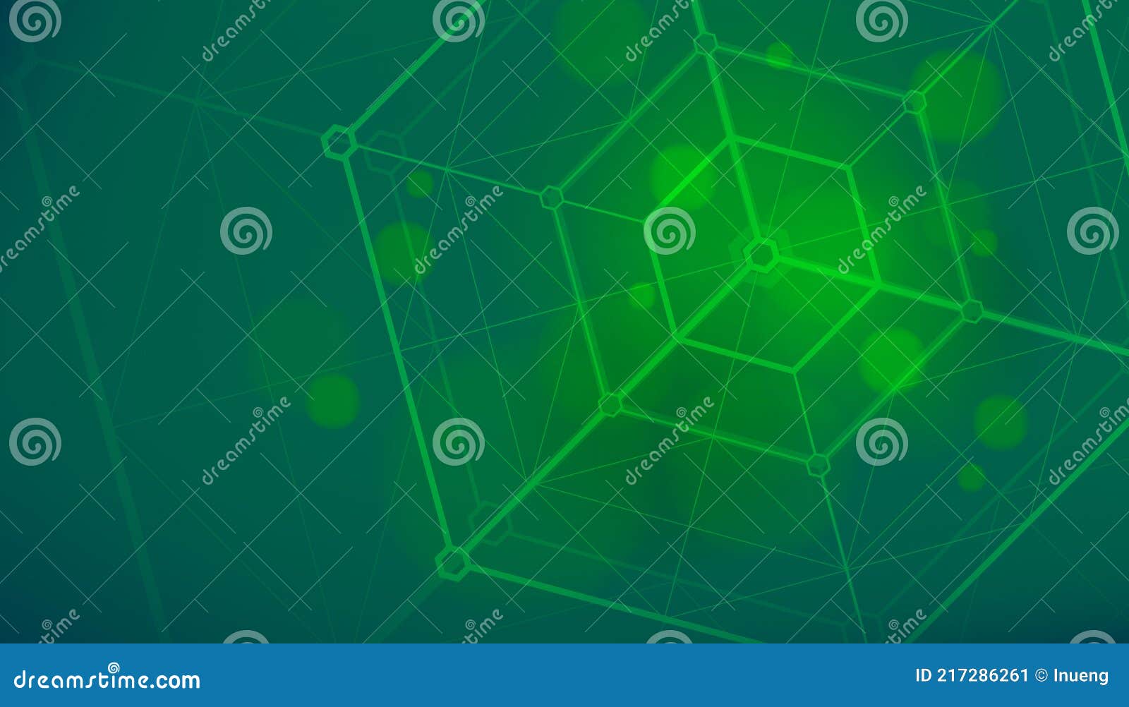 Abstract Digital Technology and Connection Geometric Lines on ...