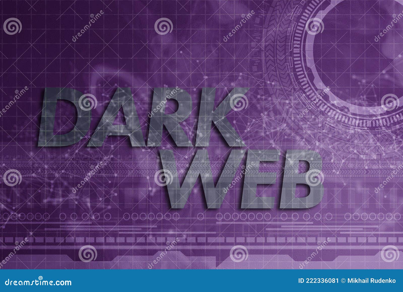 Abstract Digital Technology Dark Web Text Background, Danger Internet ...