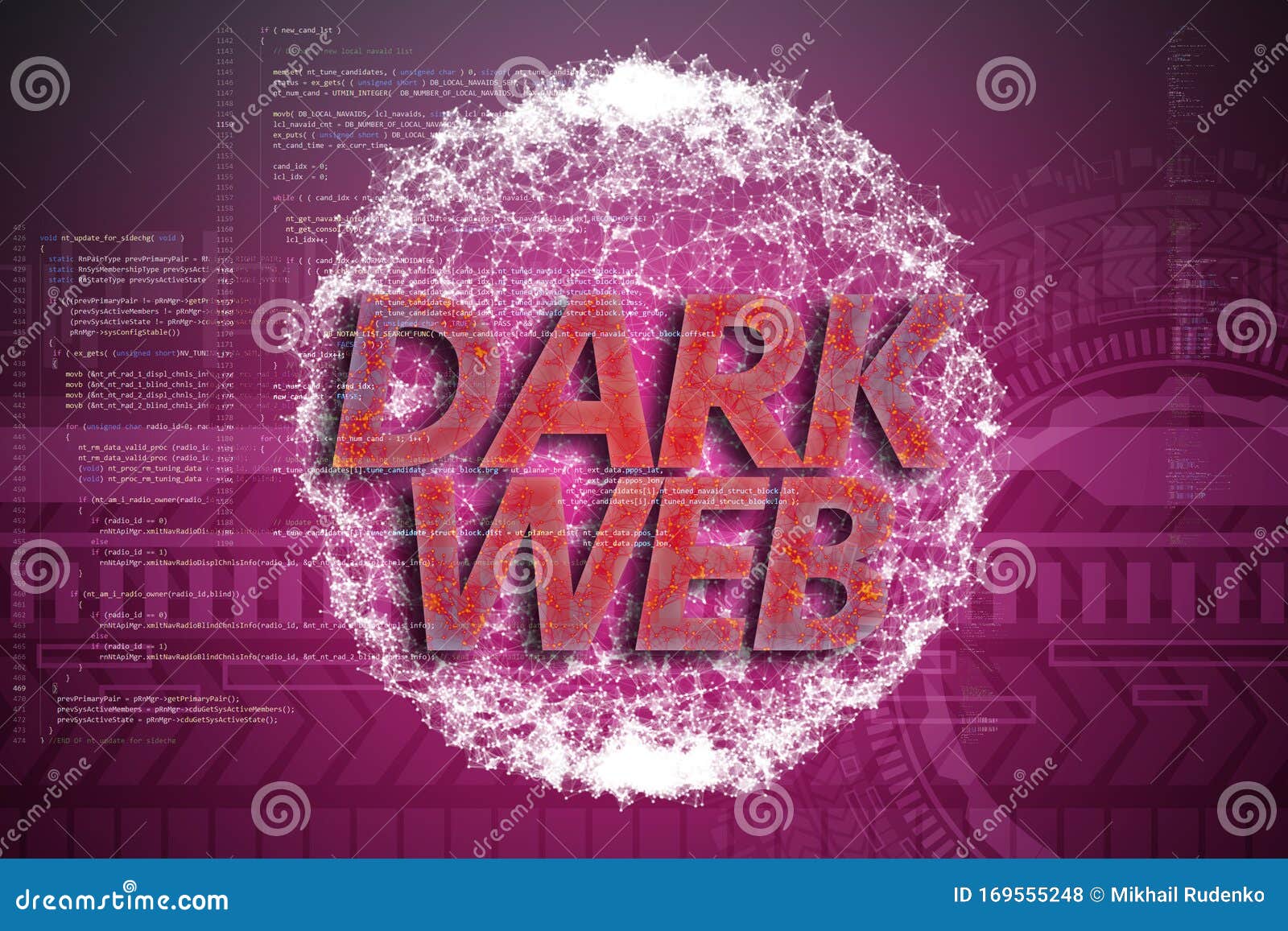Abstract Digital Technology Dark Web Text Background, Danger Internet ...