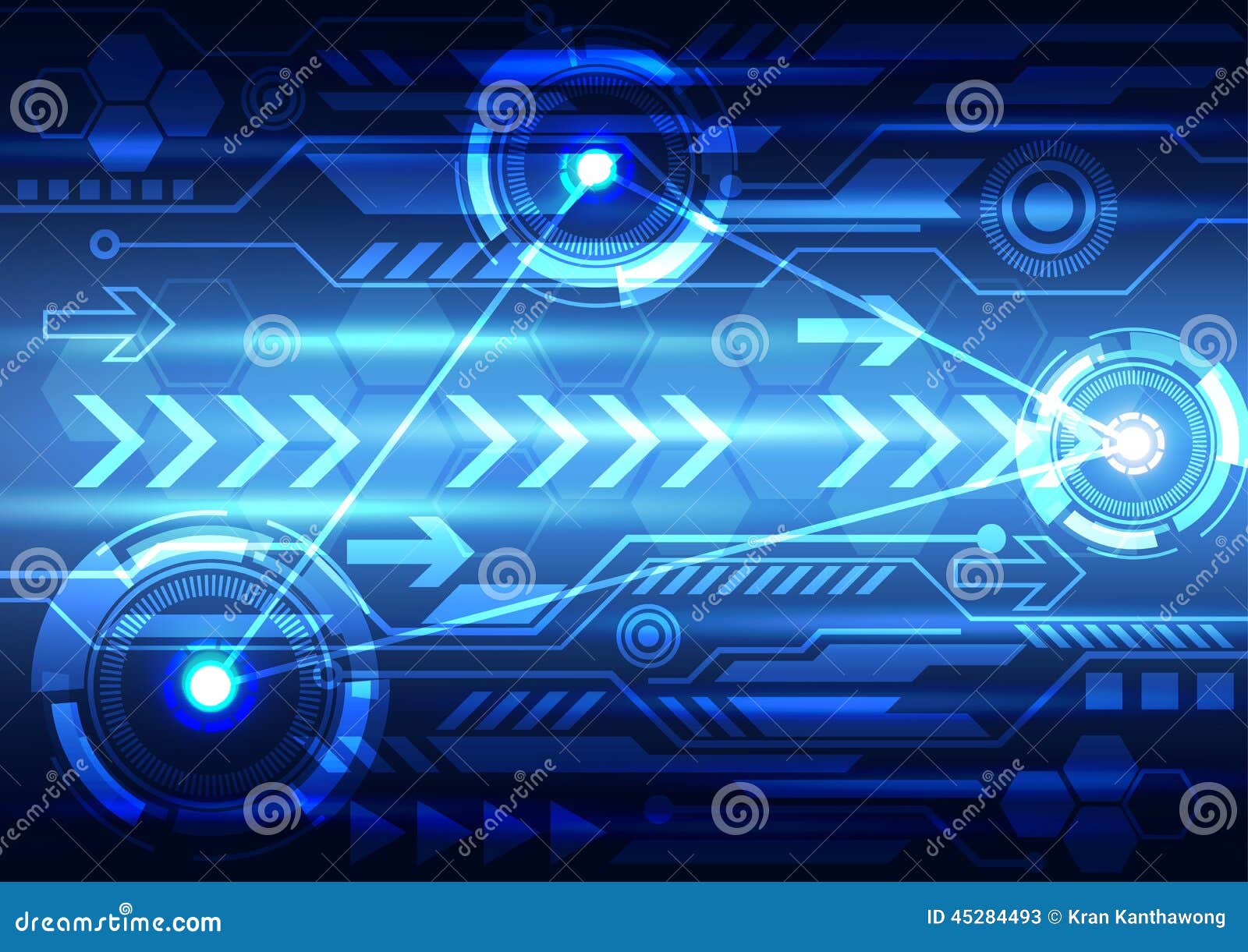 Abstract Digital Technology Design Stock Vector - Illustration of ...