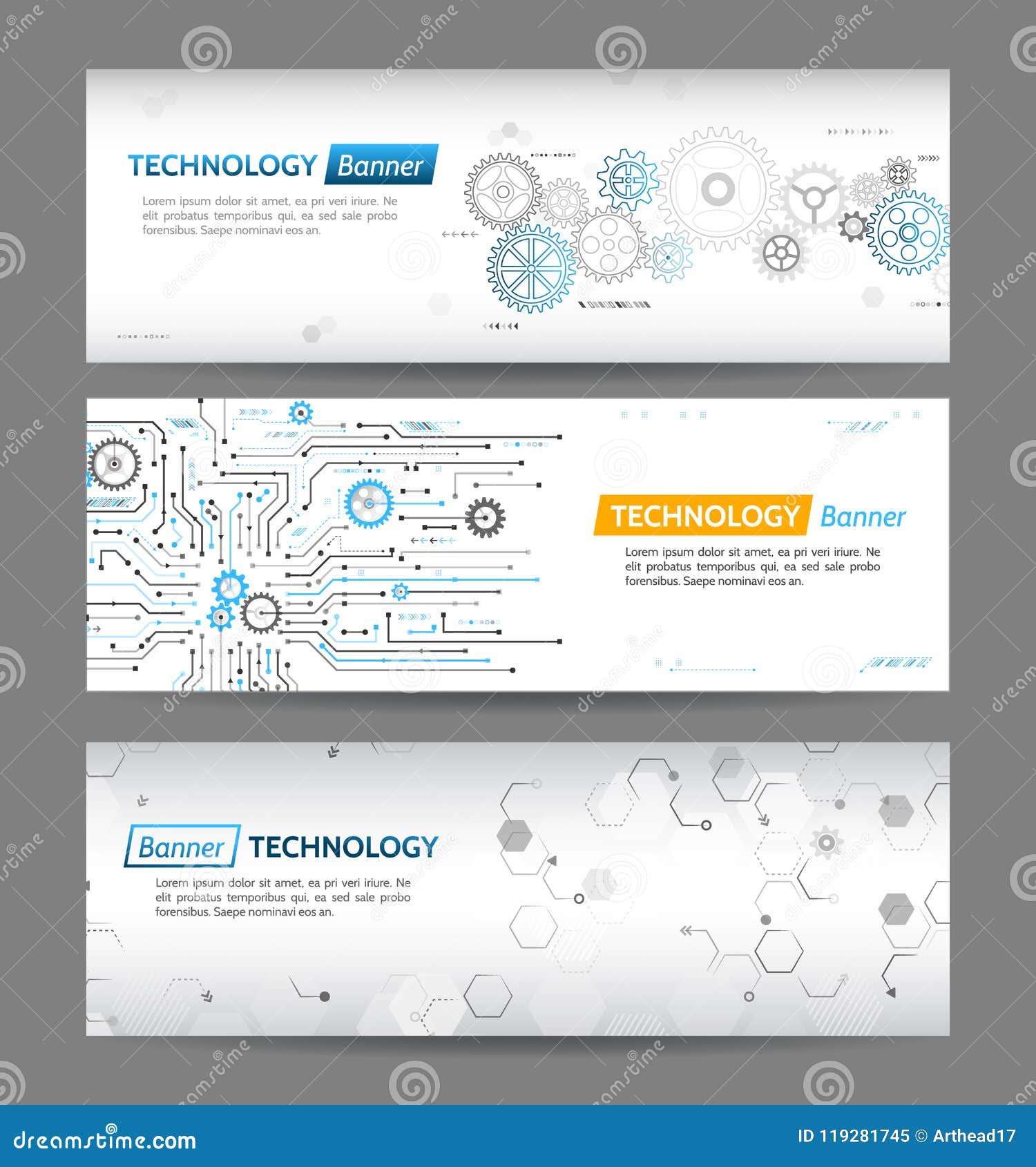 Abstract Digital Technology Web Design Concept. Stock Vector ...