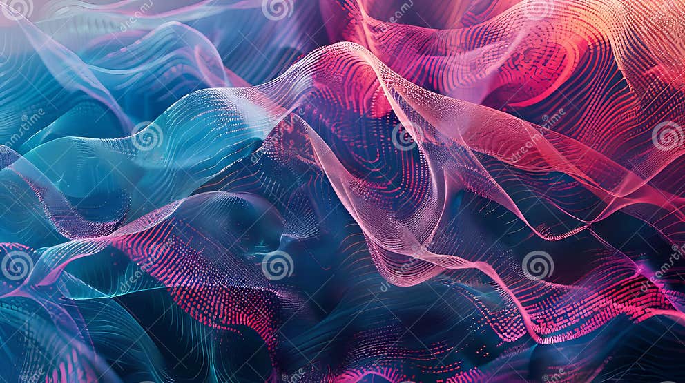 Abstract Digital Texture Inspired by AI-driven Pattern Synthesis Stock ...