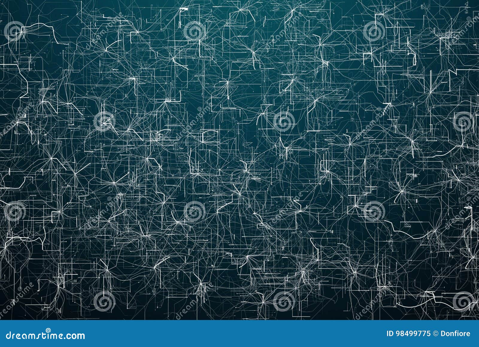 Abstract Digital Vertical and Horizontal Electric Blue Lines Background ...