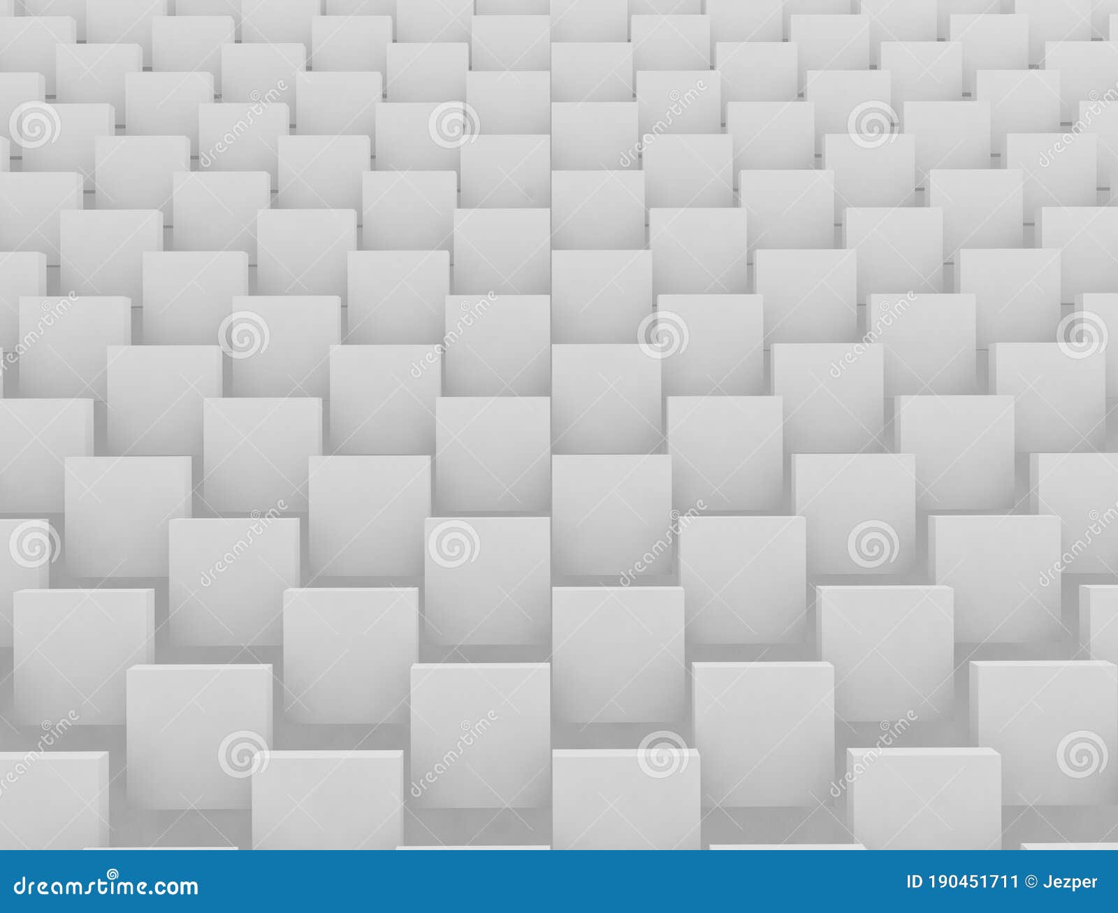 Abstract Digital Wall of Grey Boxes Stock Illustration - Illustration ...