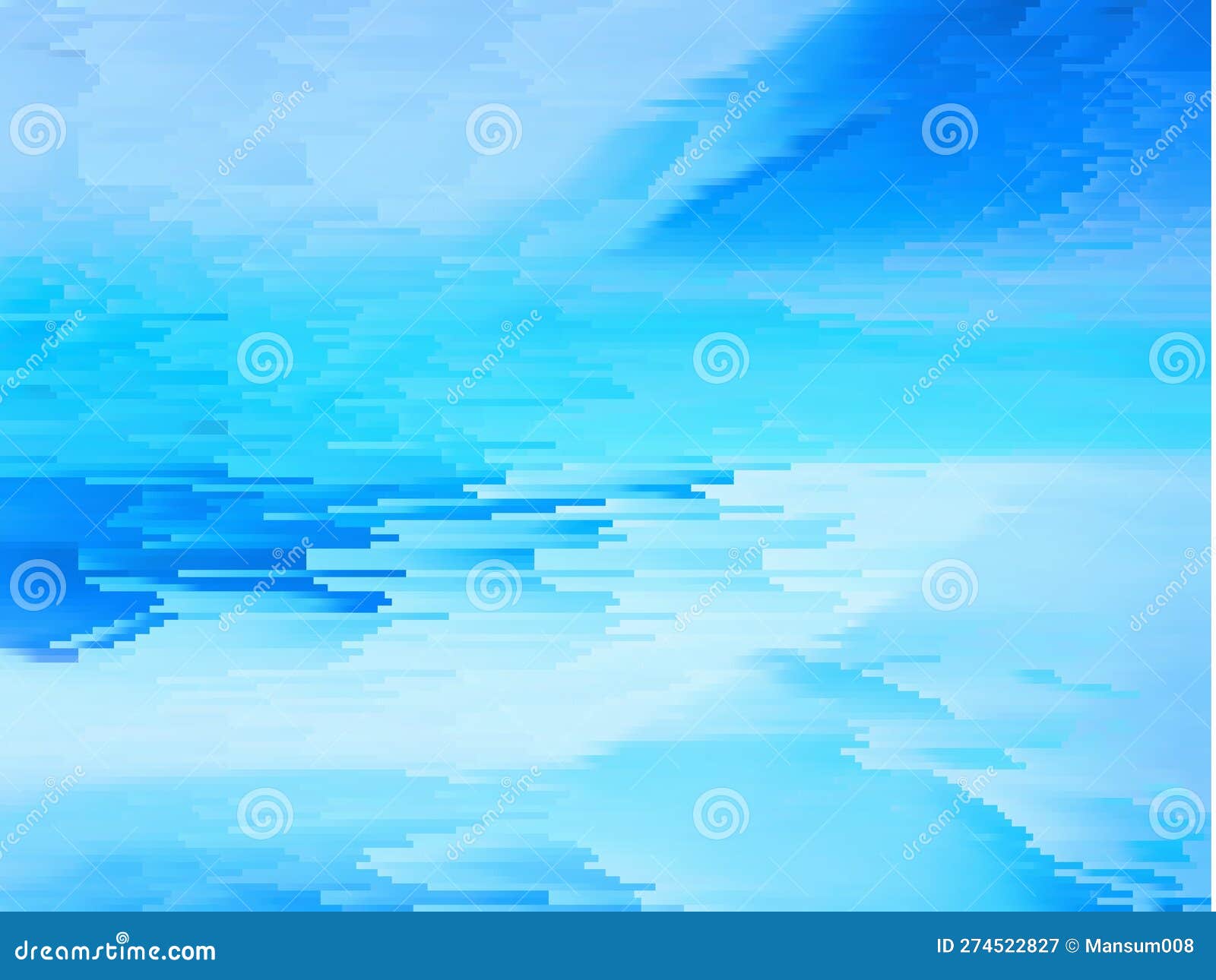 Abstract Digital Wallpaper, Blue Color Background Stock Illustration ...