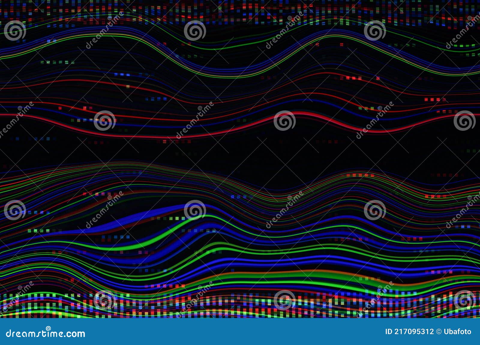 Abstract Digital Wave Pattern Stock Illustration - Illustration of ...