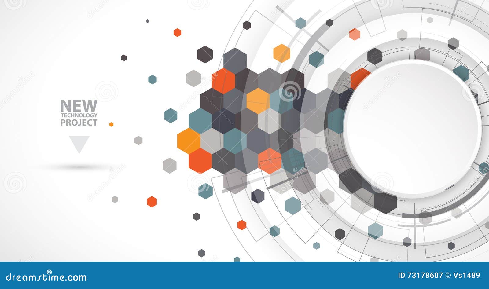 Abstract Digital Web Site Header. Banner Background Stock Vector ...