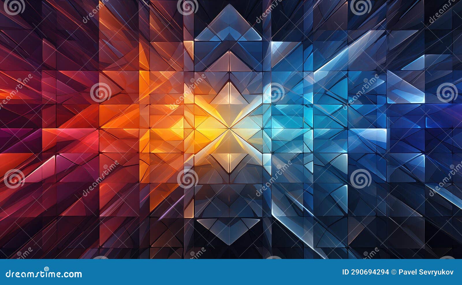 Abstract Dimensional Geometry Exploration Stock Illustration ...