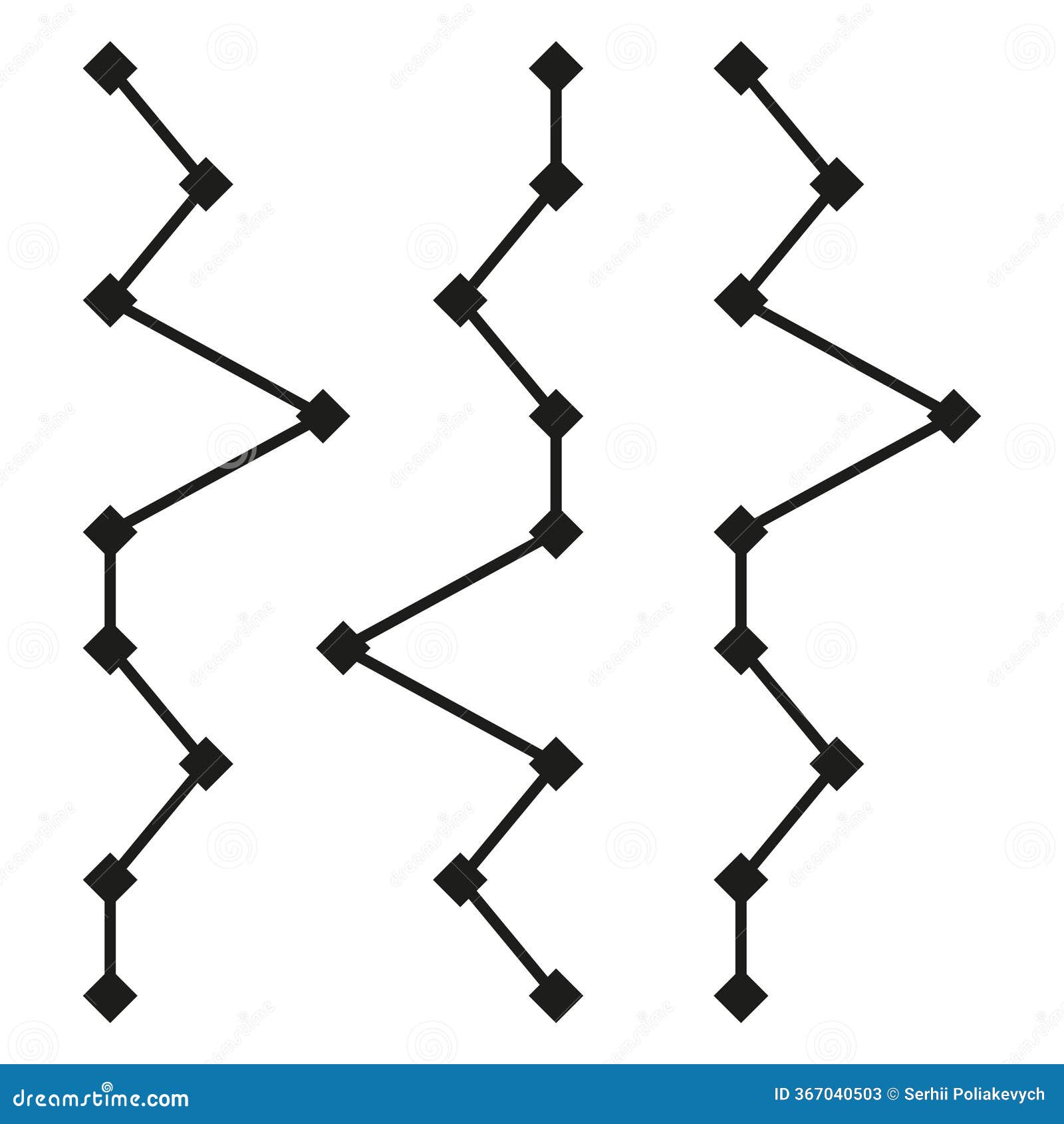 Abstract Directional Neon Lines Geometric Background. Data Flow ...