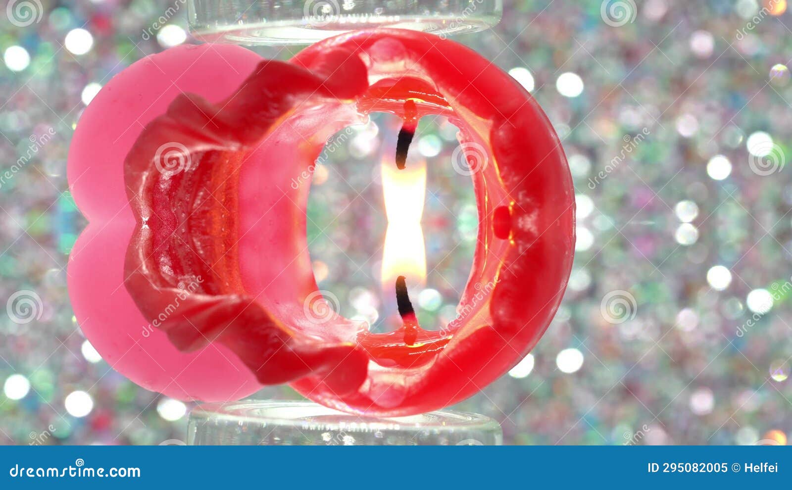 Abstract, Distorted and Magical Movements of a Mirror Image As an ...