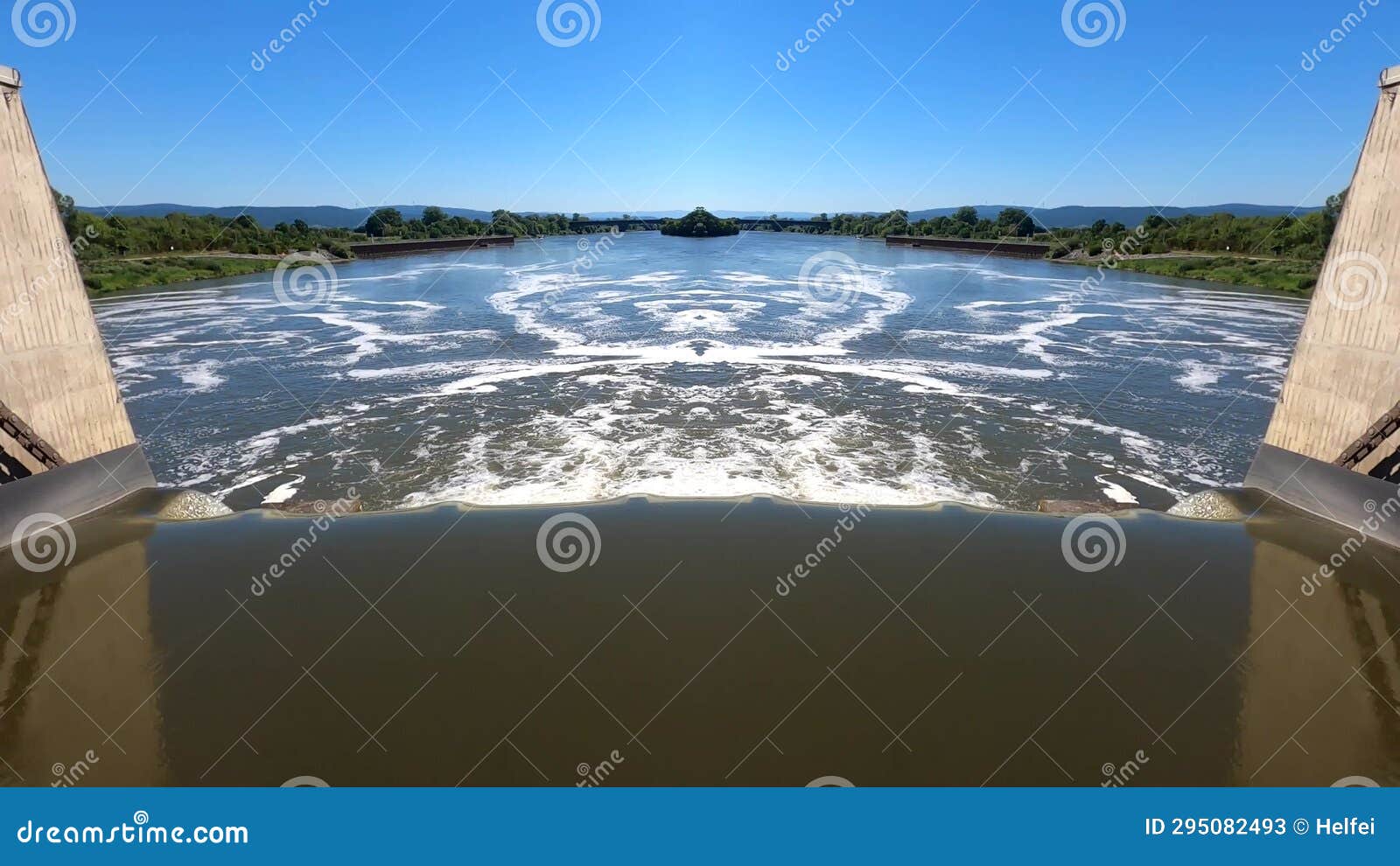 Abstract, Distorted and Magical Movements of a Mirror Image As an ...