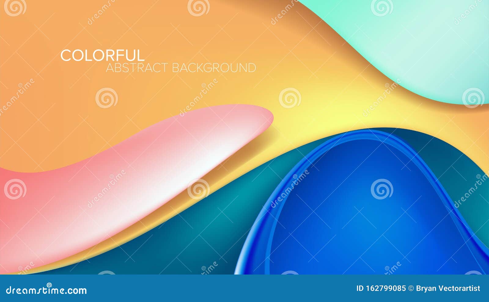 Abstract Distorted Shape Background Stock Illustration - Illustration ...