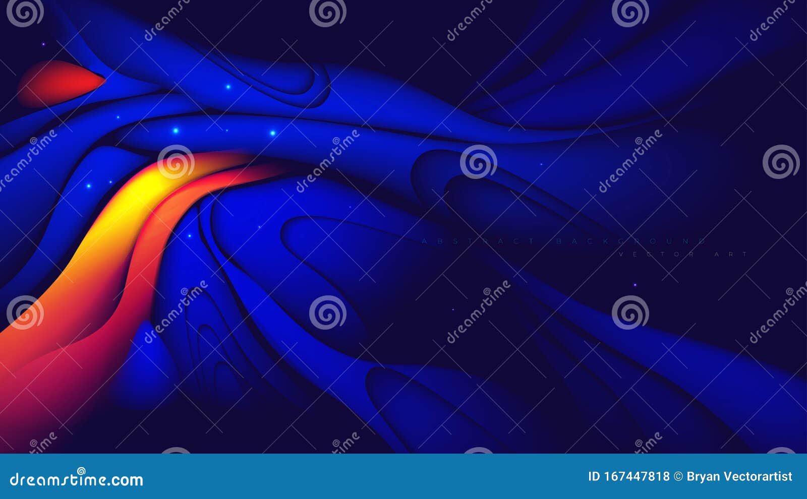 Abstract Distorted Shape Background Stock Illustration - Illustration ...