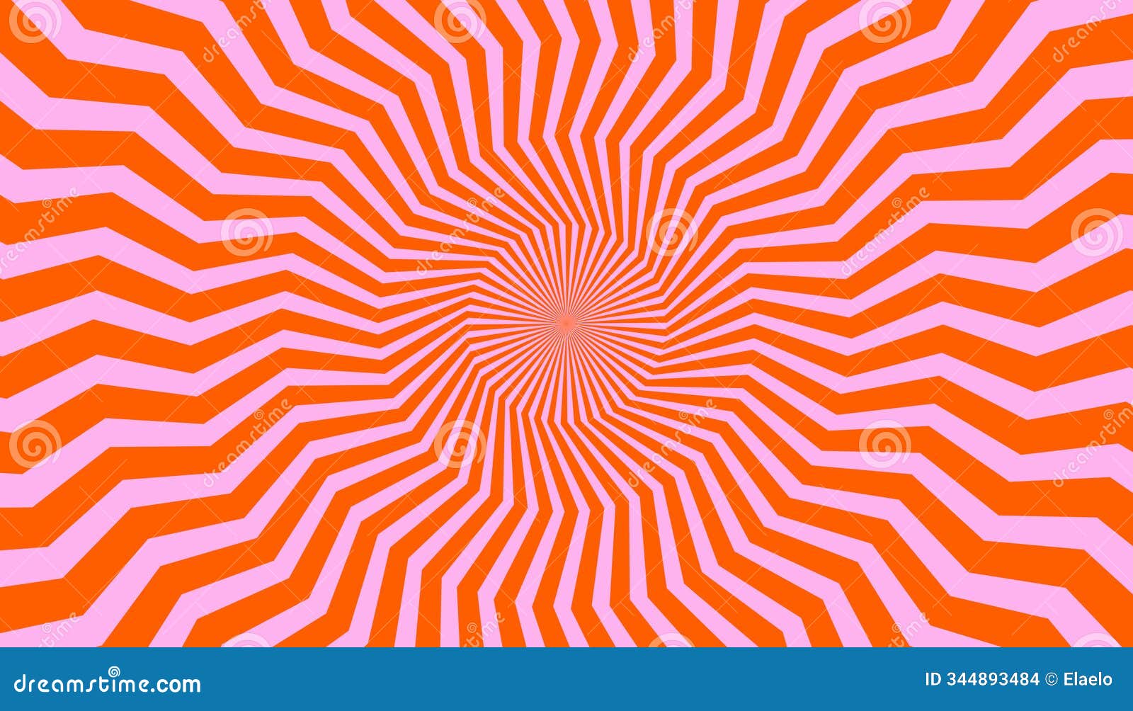 Abstract Distorted Wavy Lines Surface Radial Waves Stock Vector ...