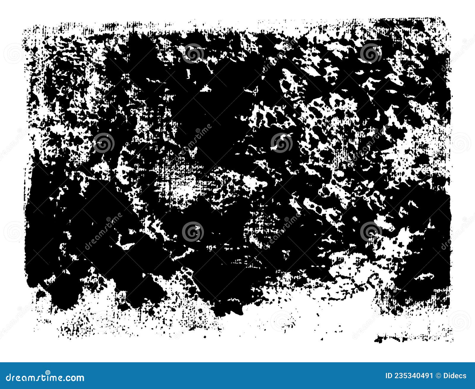 Abstract Distress Banner Background, Grunge Modern Black White Texture ...
